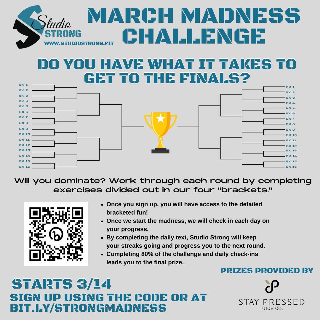 FREE March Madness Challenge – Studio Strong