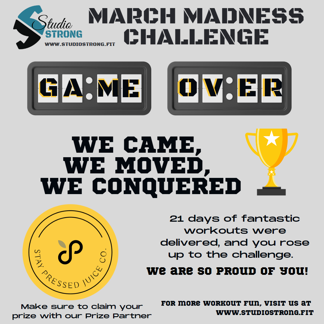 March Madness Wrap-up - Studio Strong